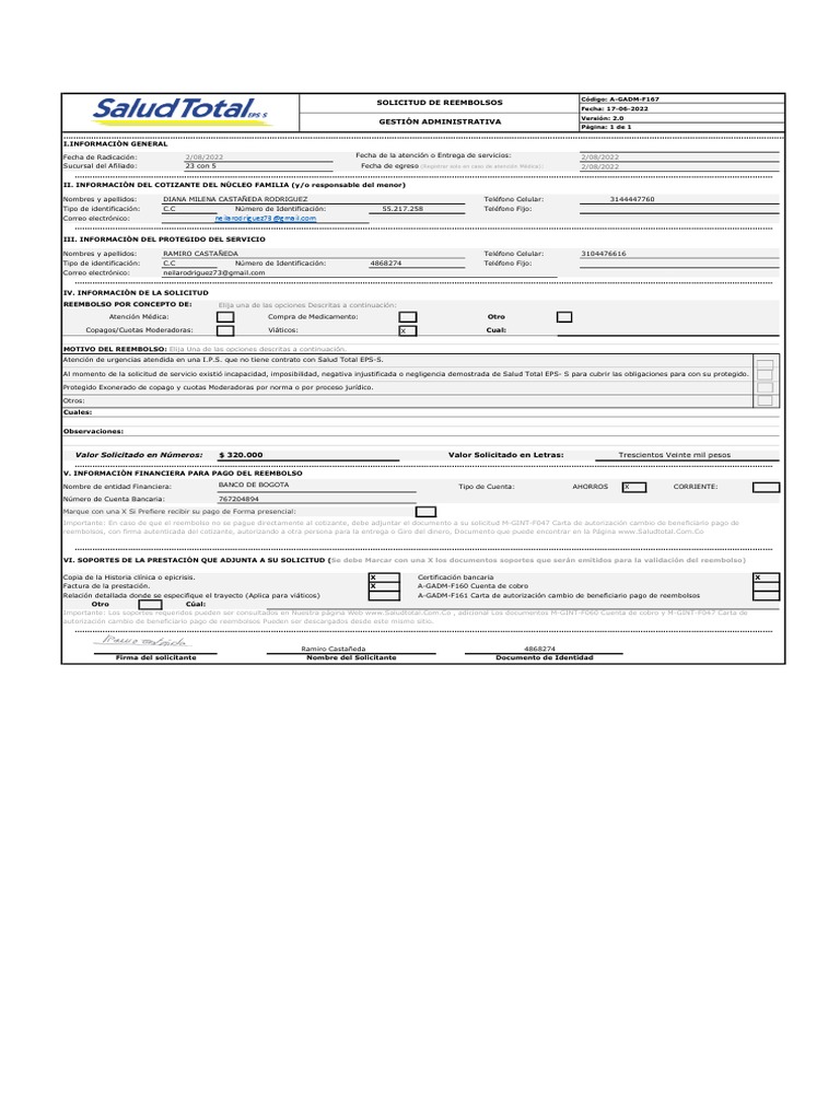 Formato 167-3 | PDF | Bancos | Industrias de servicio