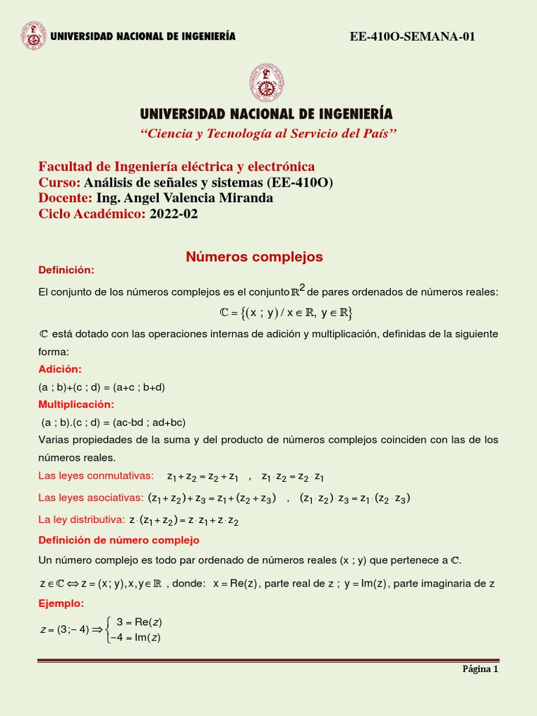 Uni-Funcion-Compleja - o | PDF | Función (Matemáticas) | Número complejo