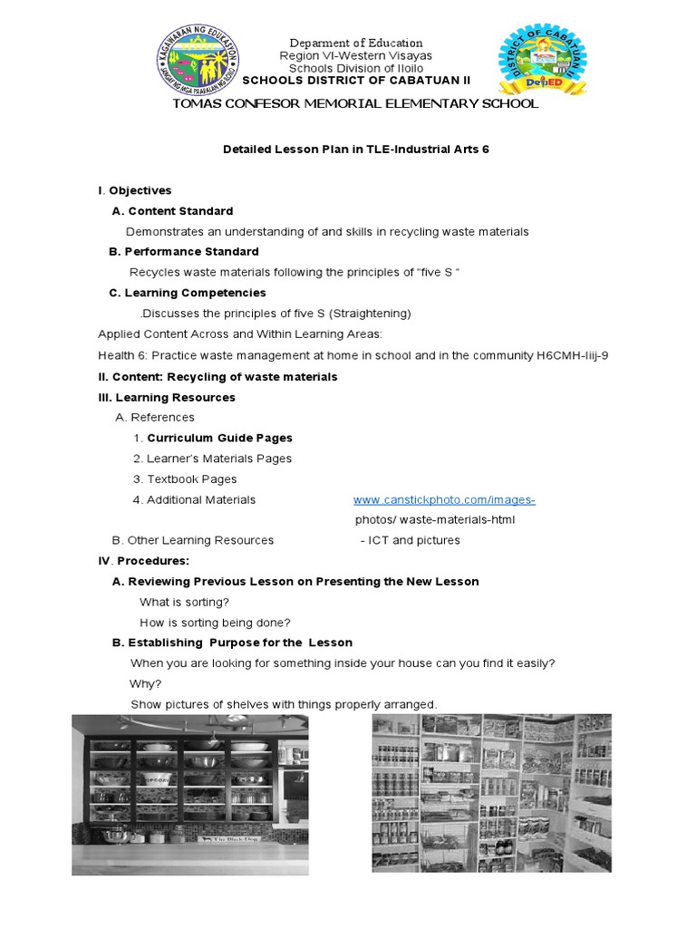 Lesson Plan: Recycling & Waste Management | PDF | Lesson Plan | Recycling