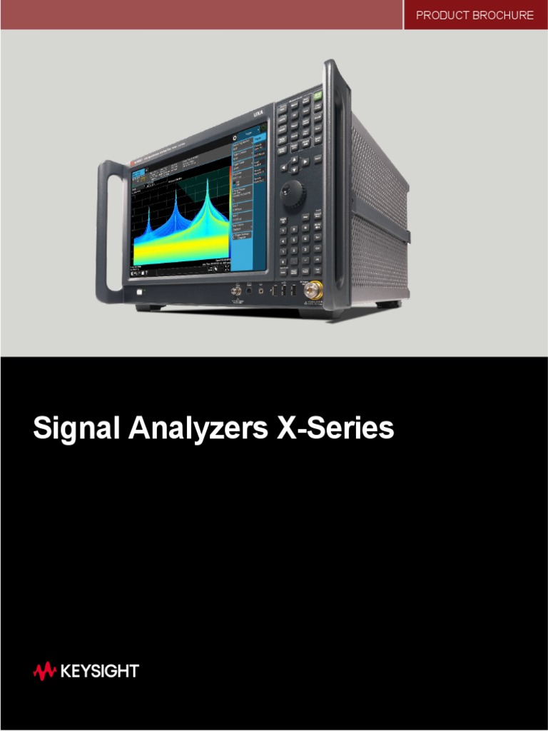 Signal Analyzers X-Series | PDF | Bandwidth (Signal Processing) | Hertz