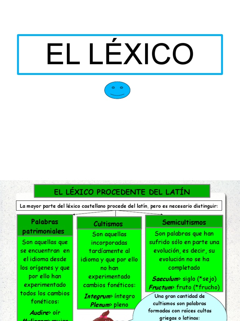 El Léxico Académico | PDF | Lingüística | Morfología Lingüística