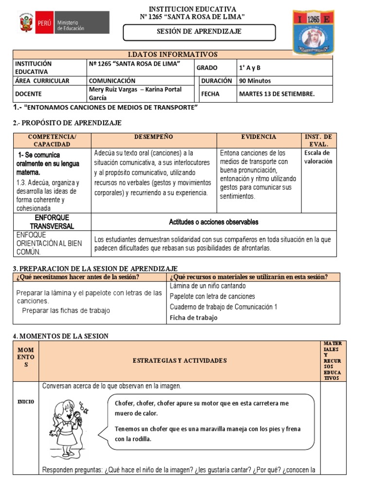 Comunicación Entonamos Canciones Del Los Medios de Comunicación | PDF ...
