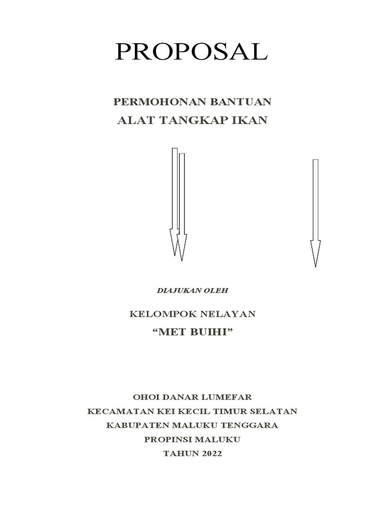 Proposal Nelayan Danar | PDF