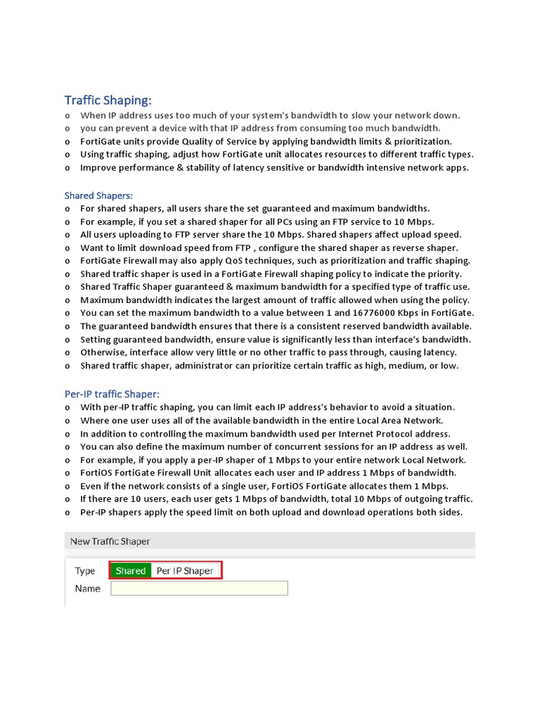 OK 77 Traffic+Shaper | PDF