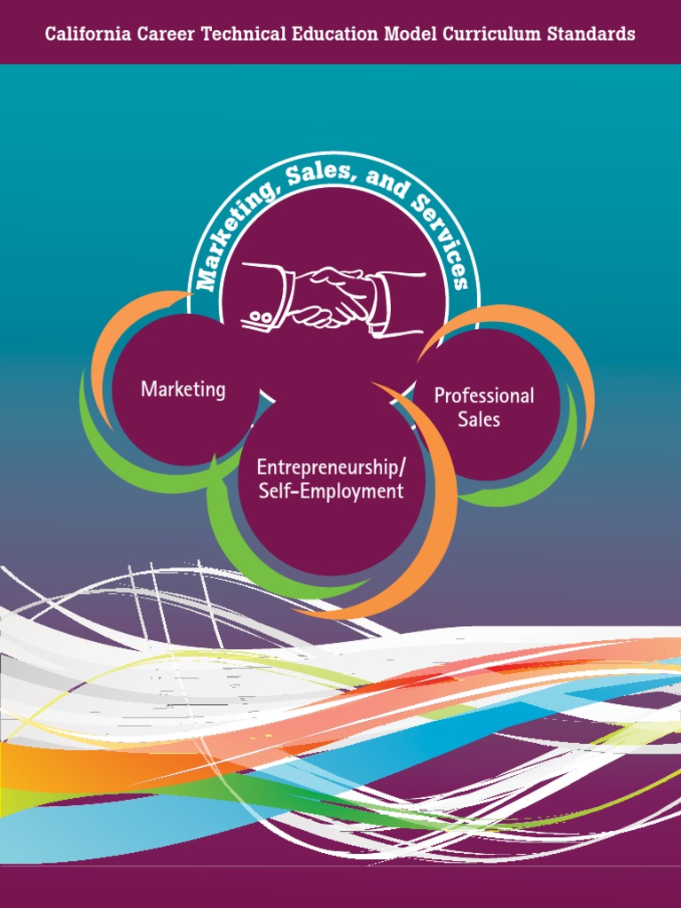 CA CTE Standards - Marketing, Sales & Service | PDF | Sales | Marketing