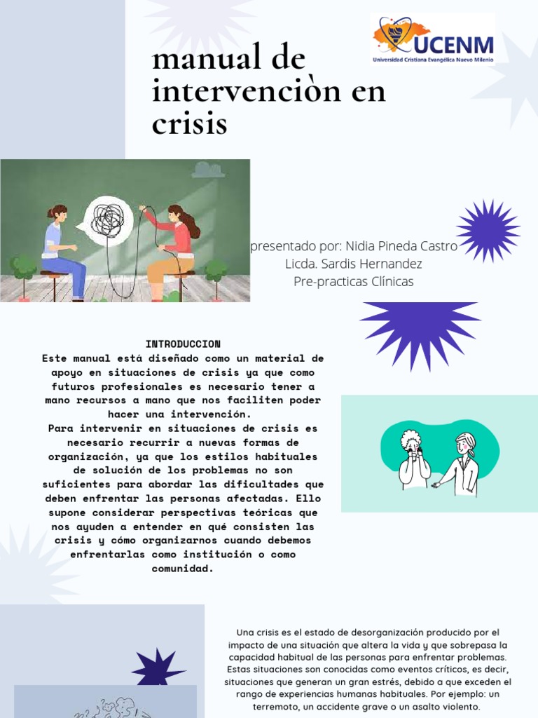Modelo CASIC para Intervención en Crisis | PDF | Las emociones | Estrés ...