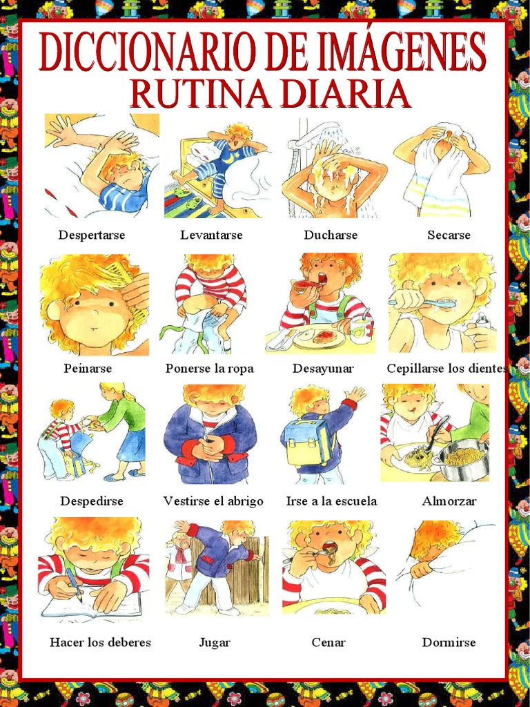 Rutina Diaria Diccionario de Imagenes - 62108 | PDF