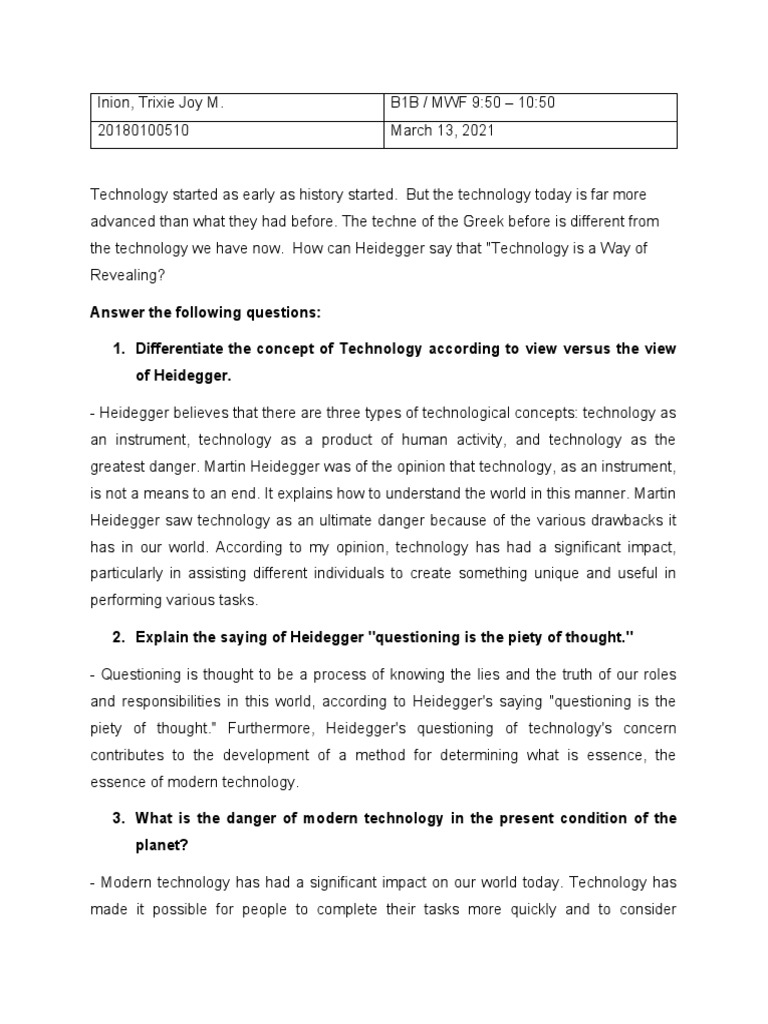 STS Module 5 Activity | PDF