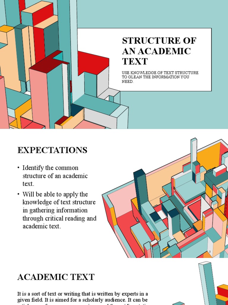 Structure of An Academic Text | PDF | Thesis | Cognition