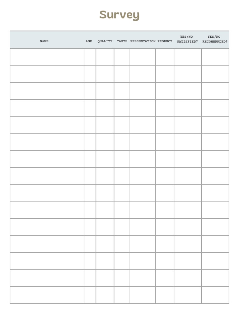 Simple Professional Inventory Sheet | PDF