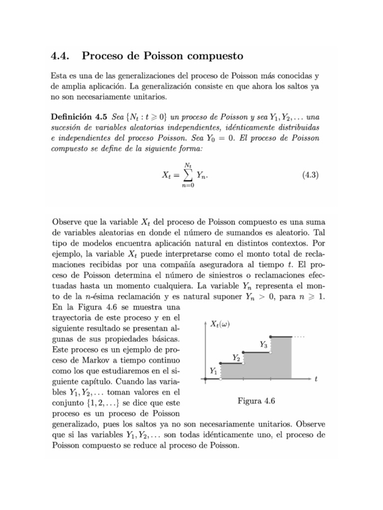 Proceso Poisson Compuesto y Mixtos | PDF