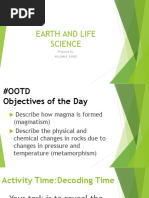 Earth and Life Science: Lesson 4 Exogenic and Endogenic Process | PDF ...