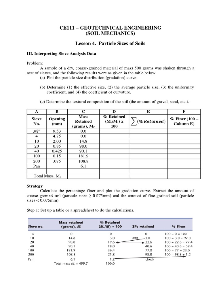 Lesson 4. Continuation | PDF | Silt | Soil Lesson 4. Continuation | PDF | Silt | Soil