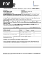 Parent/Guardian Permit Form | PDF | Notary Public | Common Law