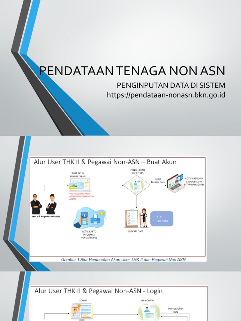 Pendataan Tenaga Non Asn | PDF