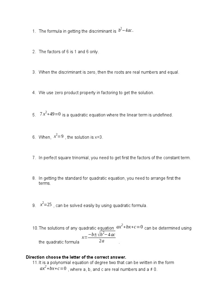Summative Grade 9 (Moving Exam) | PDF | Quadratic Equation | Equations
