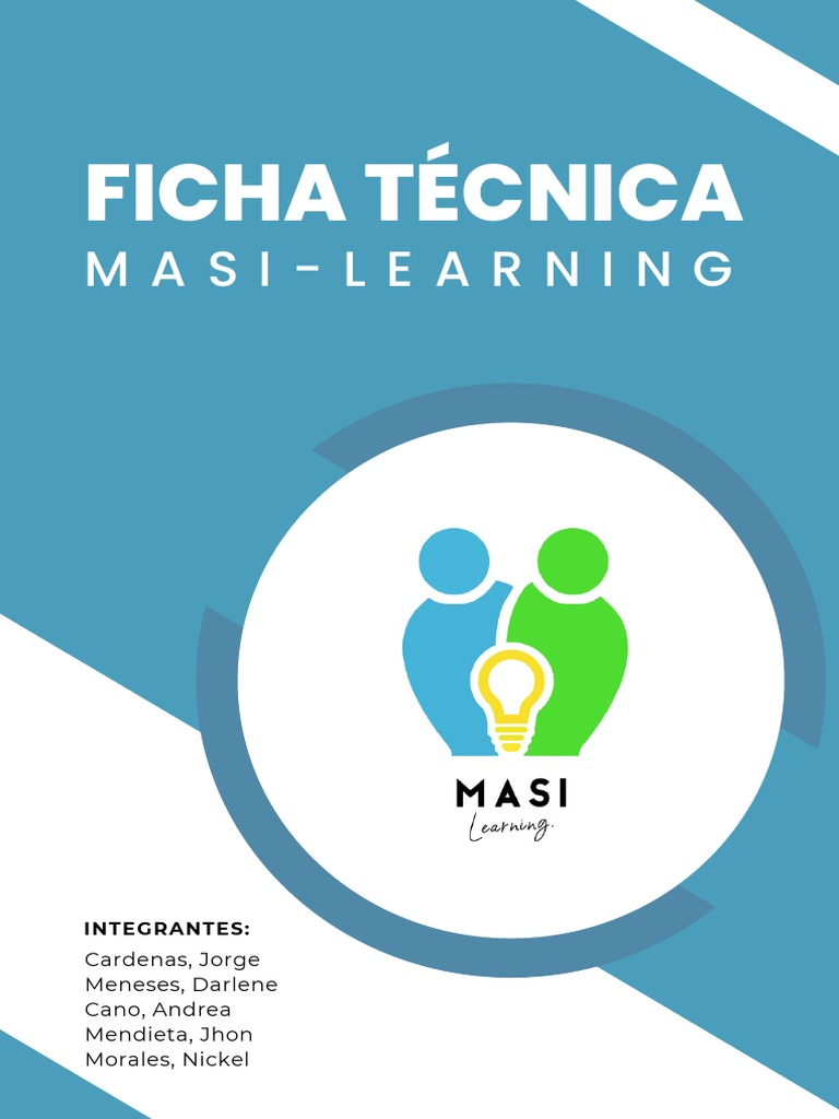 Ficha Técnica Masi Learning | PDF | Desarrollo de software | Ingeniería de software