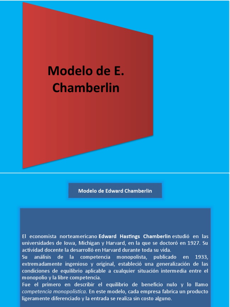 Competencia Monopolística de Chamberlin | PDF | Monopolio | Marketing