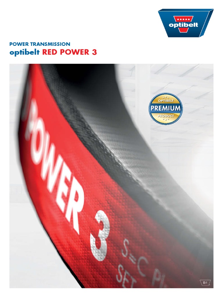 Optibelt RED POWER 3 Premium Brochure | PDF | Belt (Mechanical ...