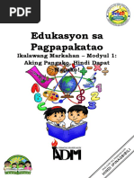 Grade 6 - Esp (2ND Quarter) | PDF | Self-Improvement