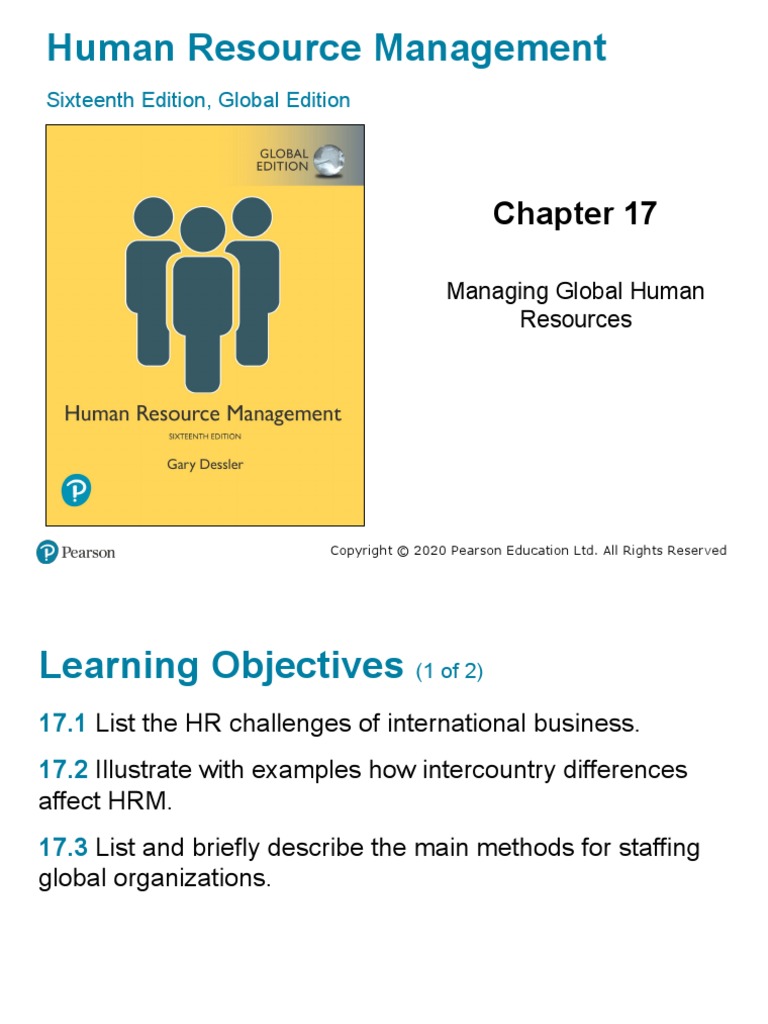 Dessler Hrm16 PPT 17 | PDF | Human Resource Management | Employment