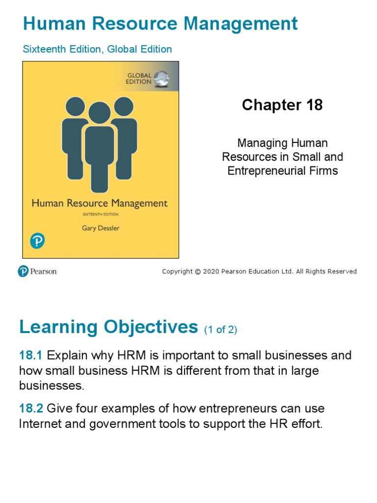 Dessler Hrm16 PPT 18 | PDF | Human Resource Management | Employment