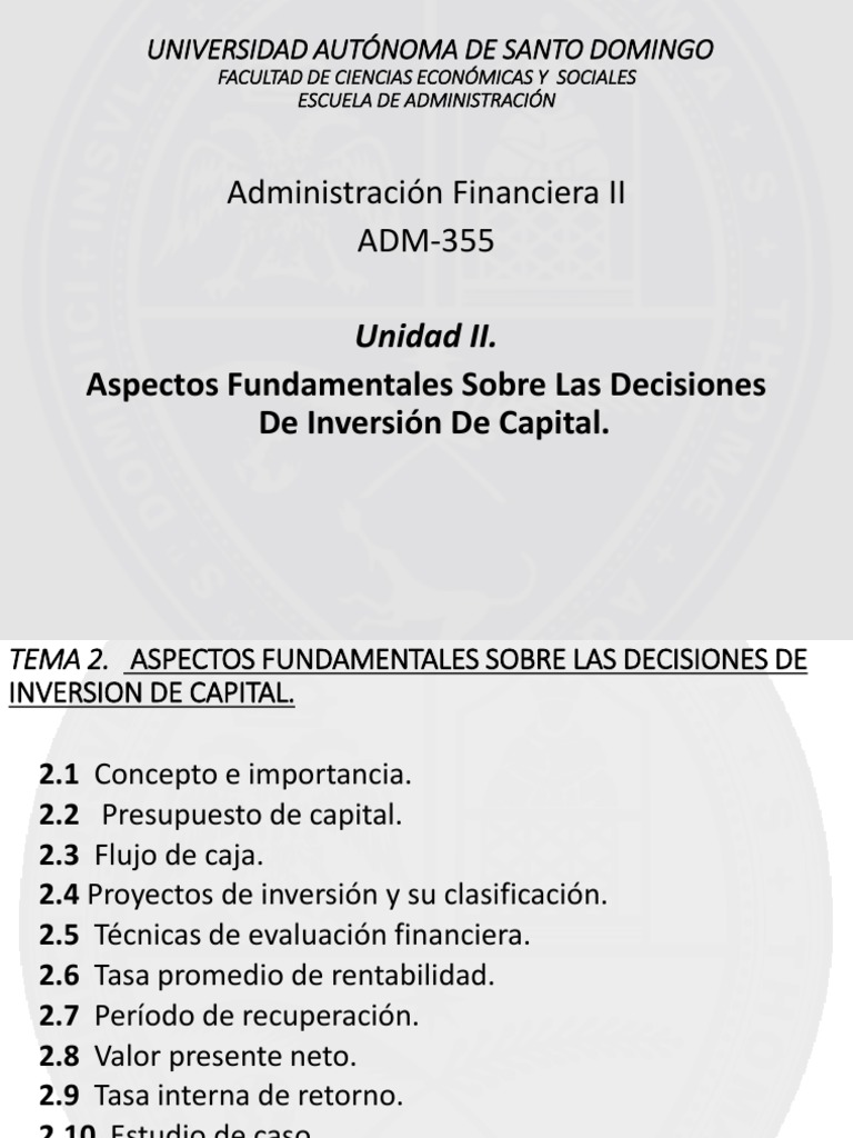 2 - Inversión de Capital | PDF | Tasa interna de retorno | Presupuesto
