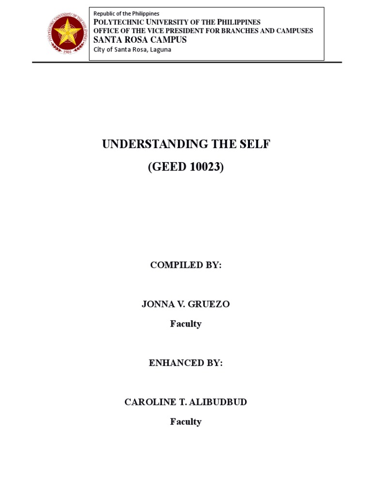 Part 1 Understanding The Self | Download Free PDF | Soul | Philosophy ...