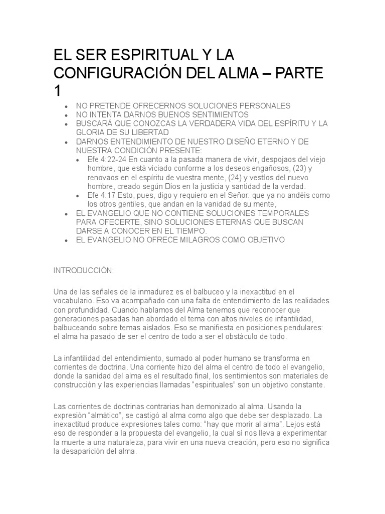Configuración del Alma y su Significado | PDF | Alma | Cristo (título)