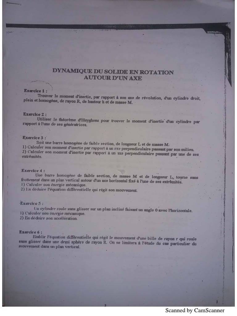 TD Physique s3 ENP 2017 | PDF