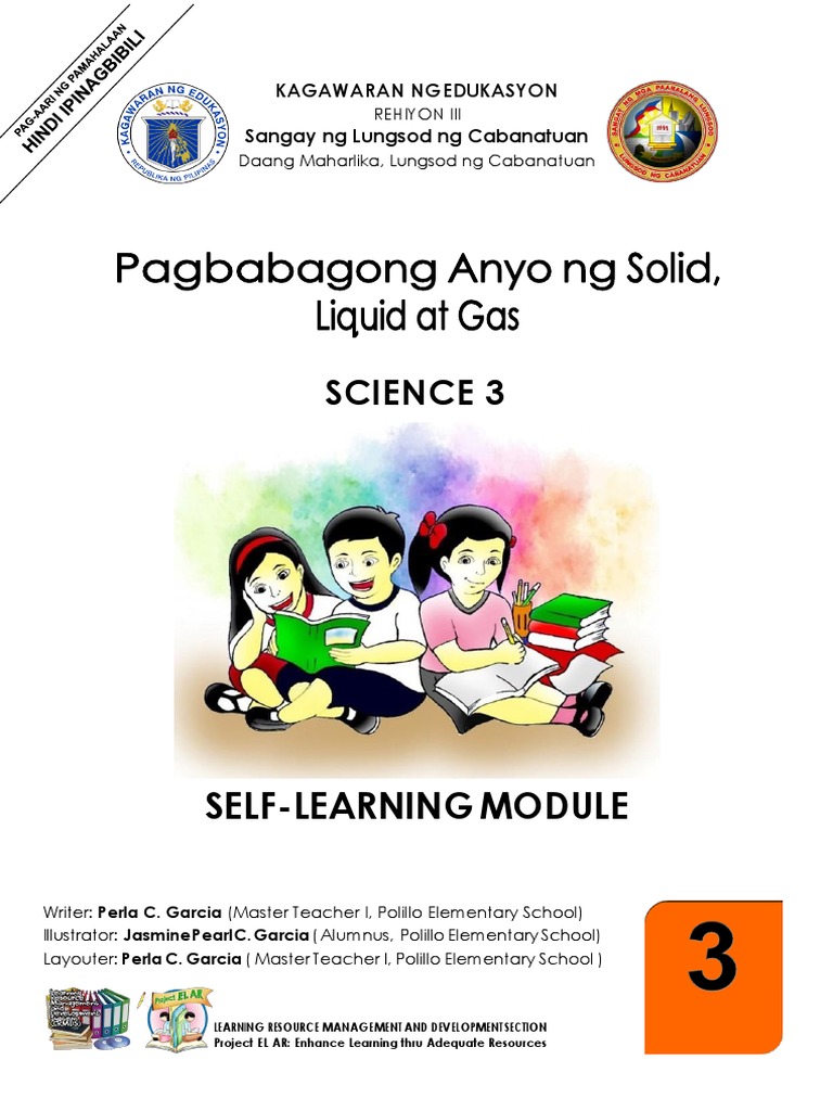 Science3 Q1 Wk3 Module1 | PDF