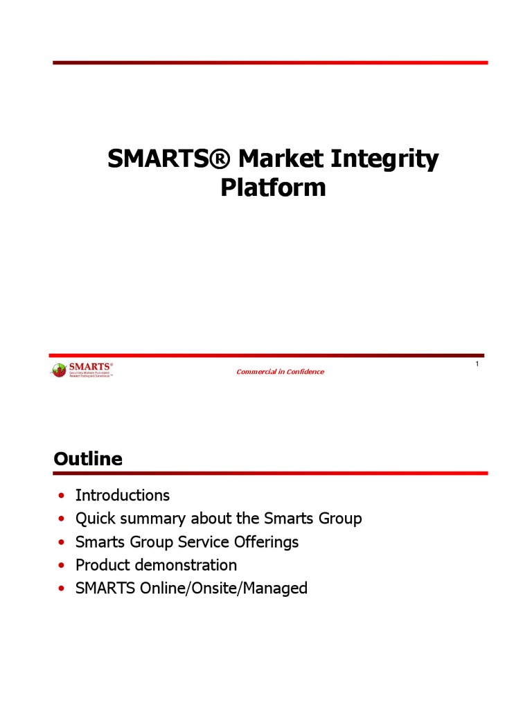 SMARTS Platform | Download Free PDF | Warrant (Finance) | Stocks