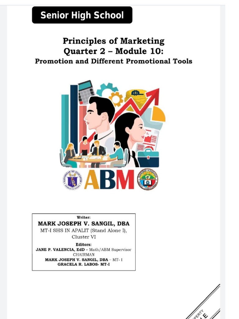 Principles Marketing Module-Promotional Tools | PDF