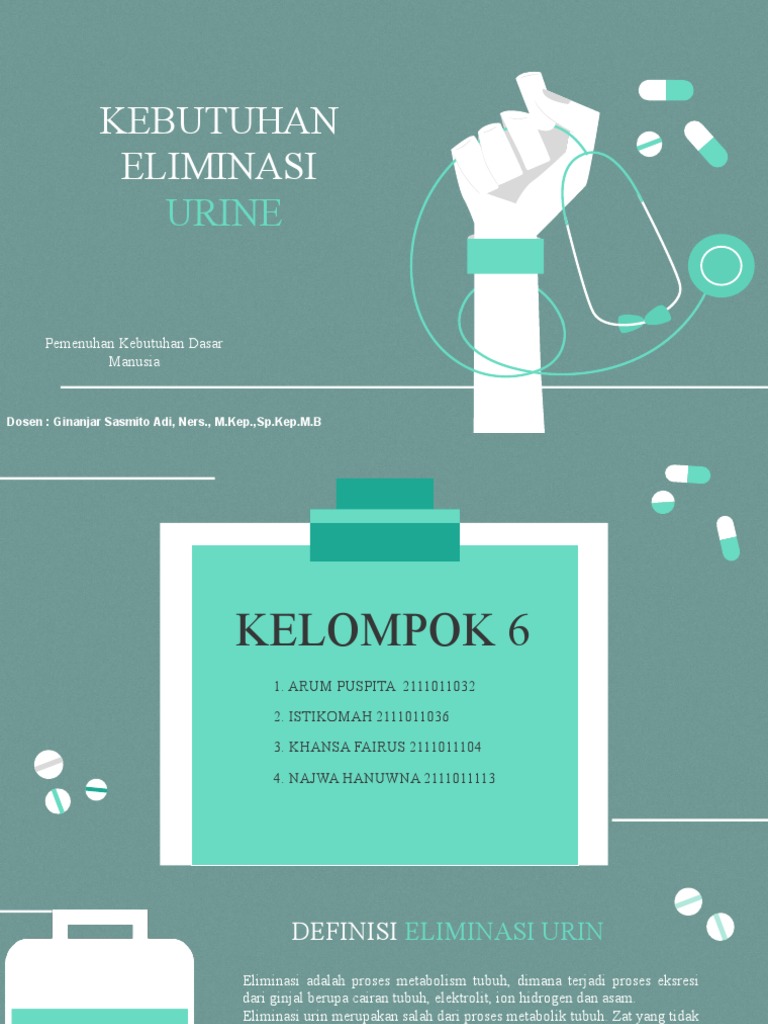 Kel06 - Kebutuhan Eliminasi Urine | PDF