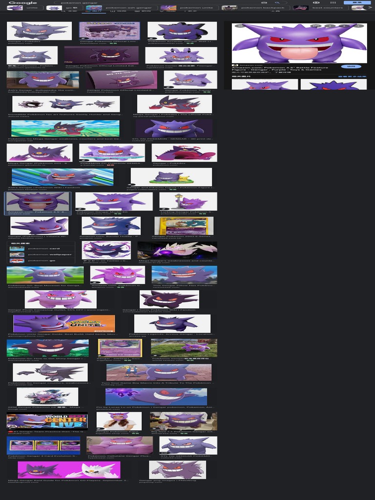 pokemon gengar - Google 搜索 | PDF | Pokémon | Video Games
