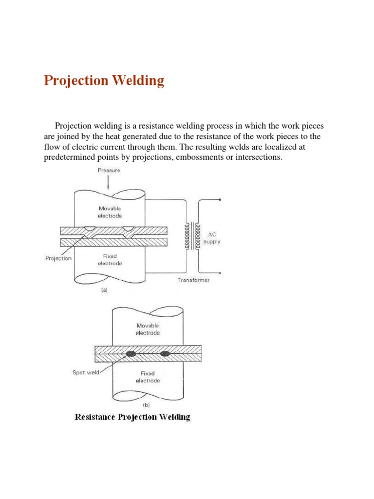 Projection Welding Process Overview | PDF