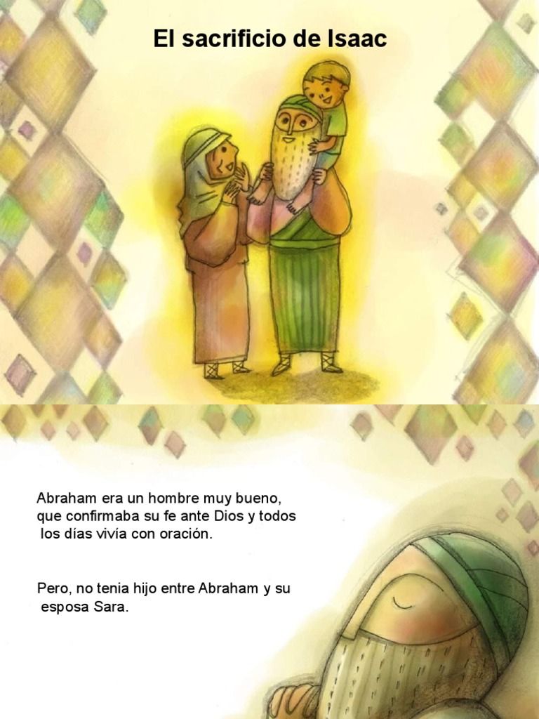 Biblia para Niños - El Sacrificio de Isaac | PDF