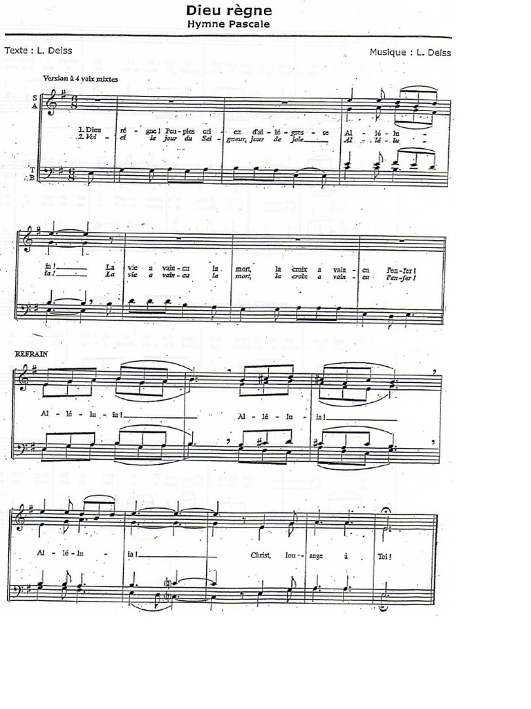 DIEU Règne L DEISS 162 | PDF
