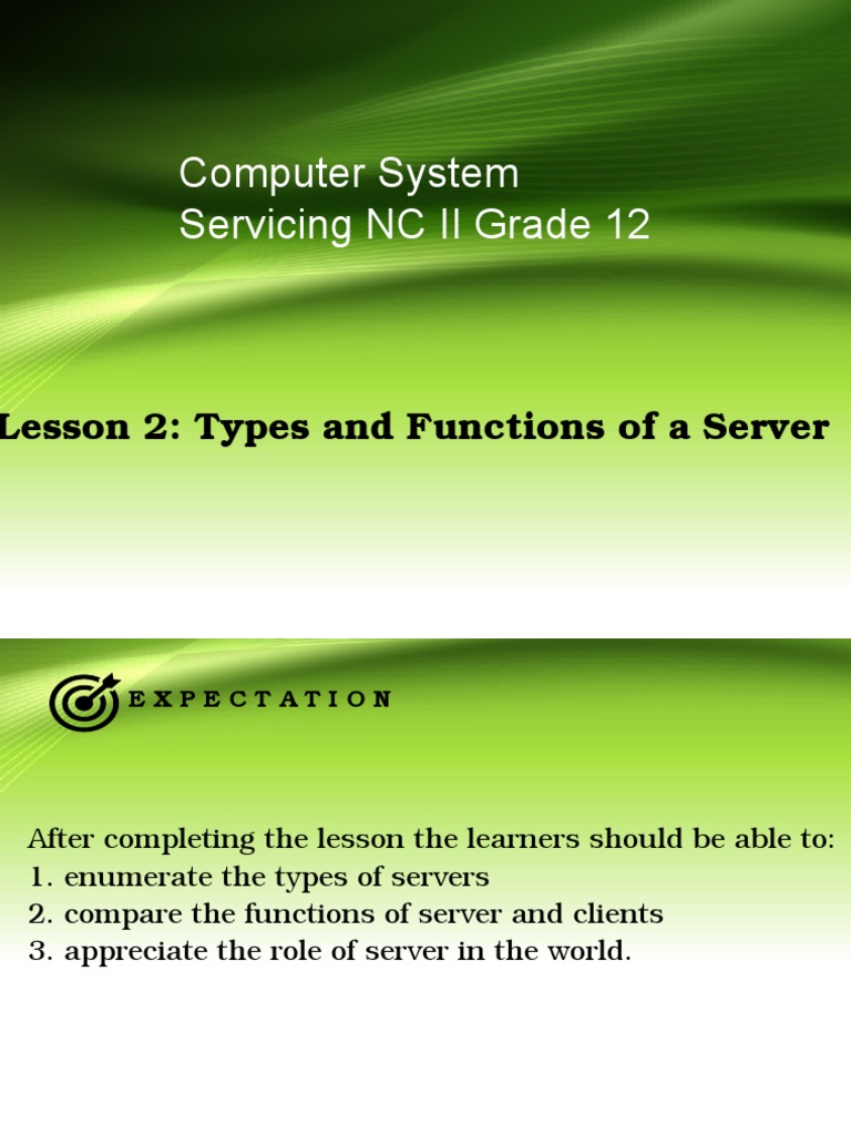 Css 12 Q1 Lesson2 Download Free Pdf Computer Network Server Computing