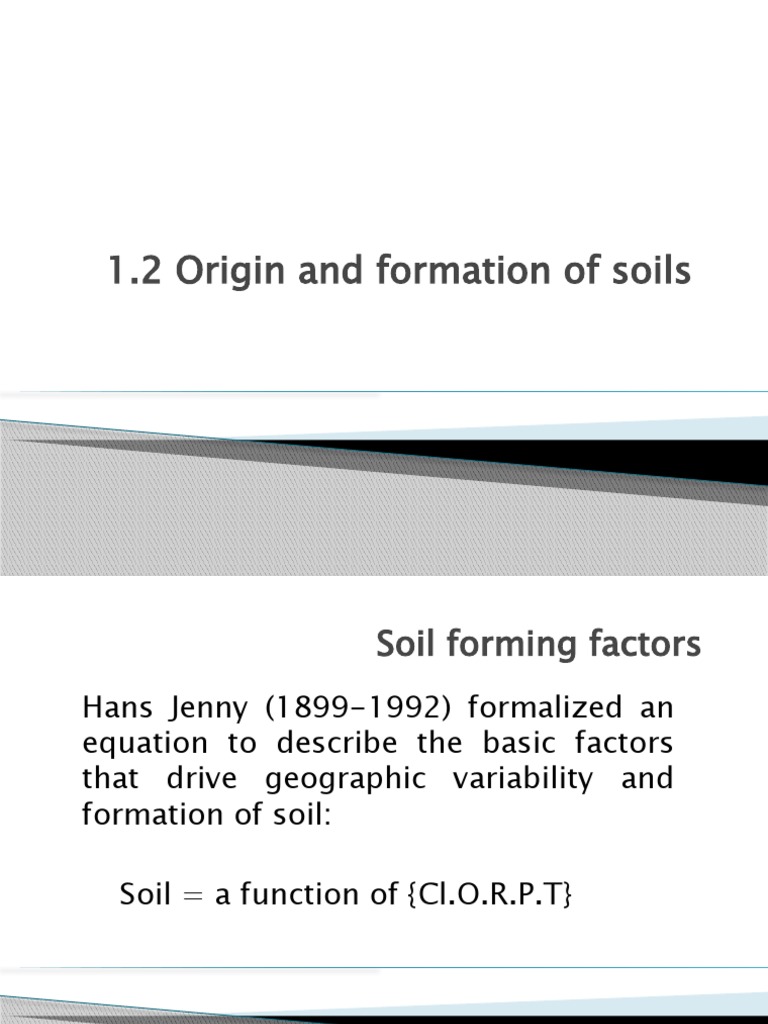 Soil Formation Factors Explained | PDF | Soil | Weathering