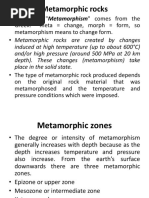 Dynamic Metamorphism | PDF | Rock (Geology) | Fault (Geology)