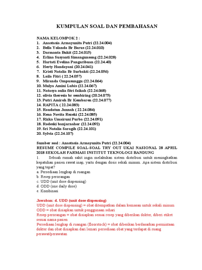 Kel.2 Lab Skill Soal-Soal Kasus Fix | PDF