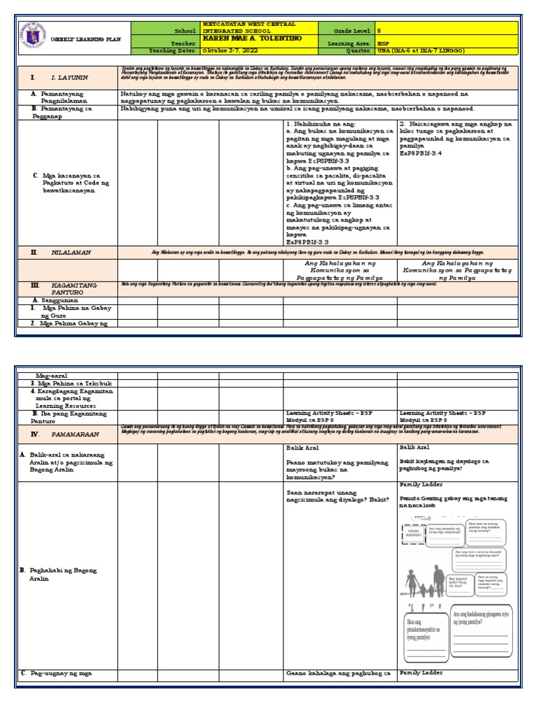 Esp DLL Week 6 | PDF