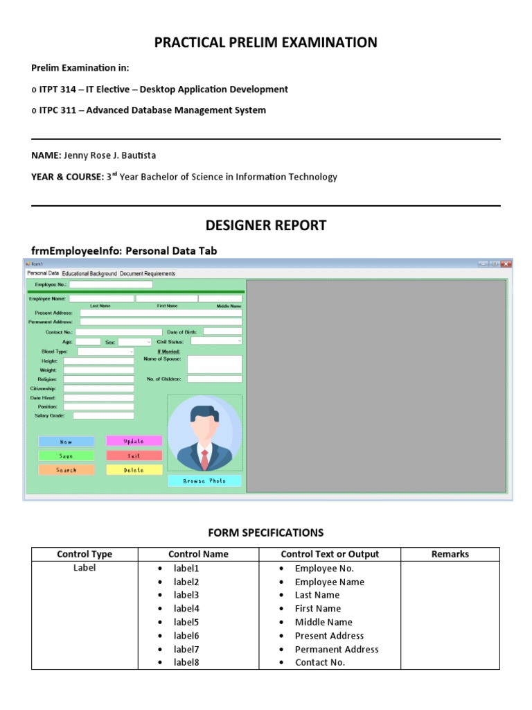 Practical Prelim Examination | PDF | Parameter (Computer Programming) | Computer Programming