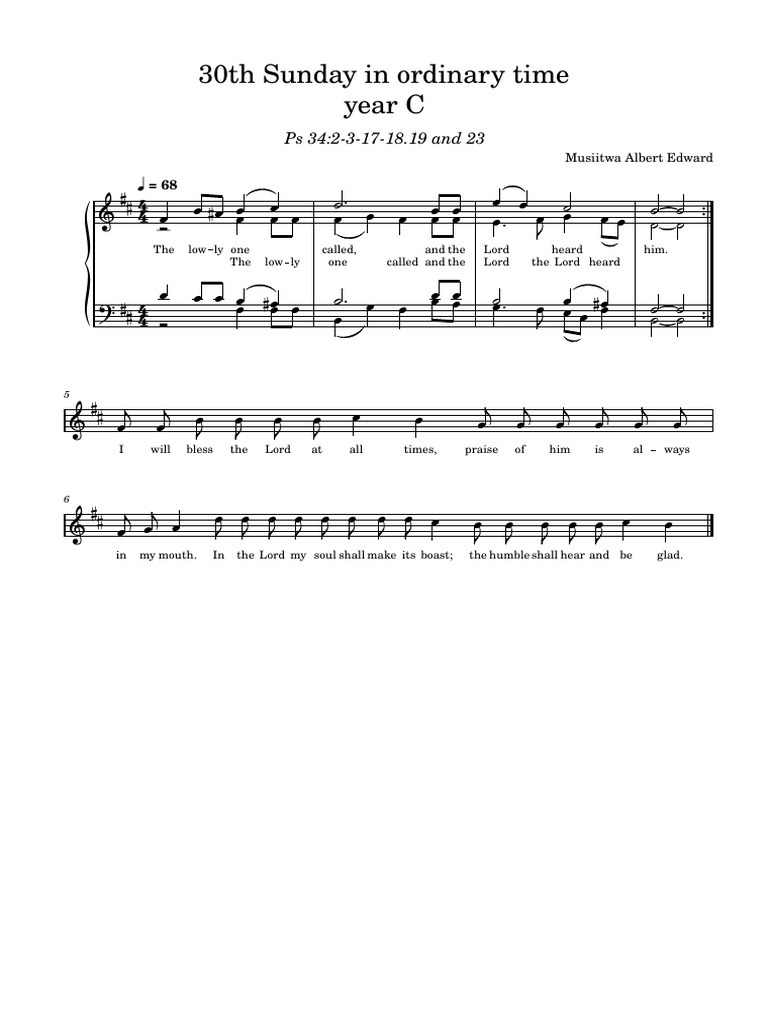 30th Sunday in Ordinary Time Year C | PDF | Worship | Christian Worship ...