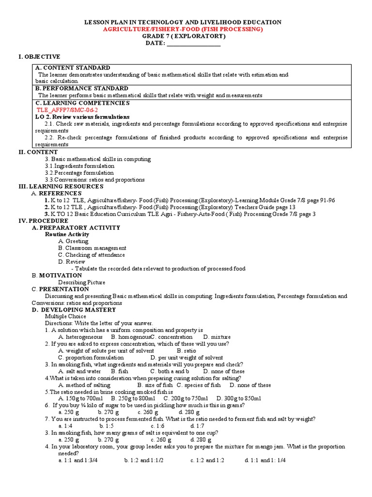 Food Processing 7 | PDF | Mixture