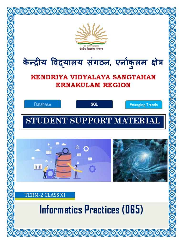 TERM2 - SSM - XI IP - Final | PDF | Relational Database | Databases