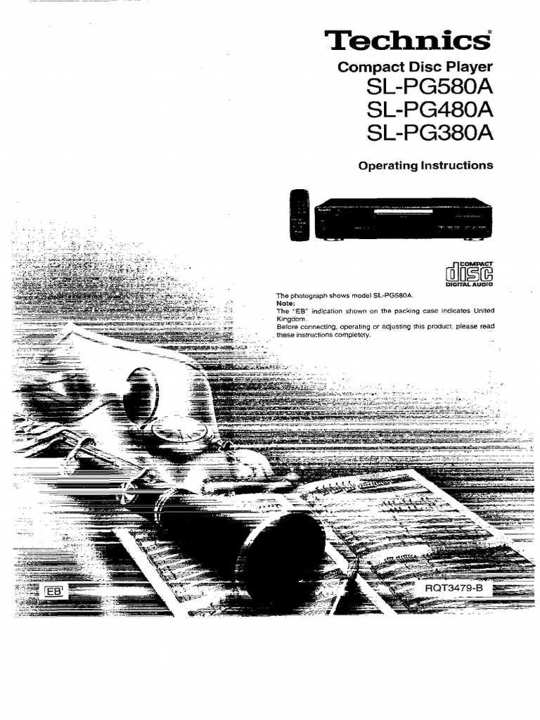 Technics SL-PG380A CD Player | PDF