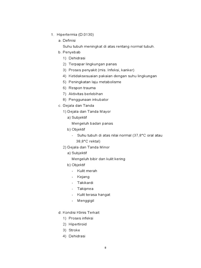 SDKI SLKI SIKI Hipertermia | PDF