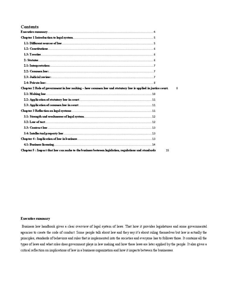 Business Law | PDF | Common Law | Employment